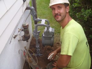 Gas Service Line Installation and Gas Meter Connections